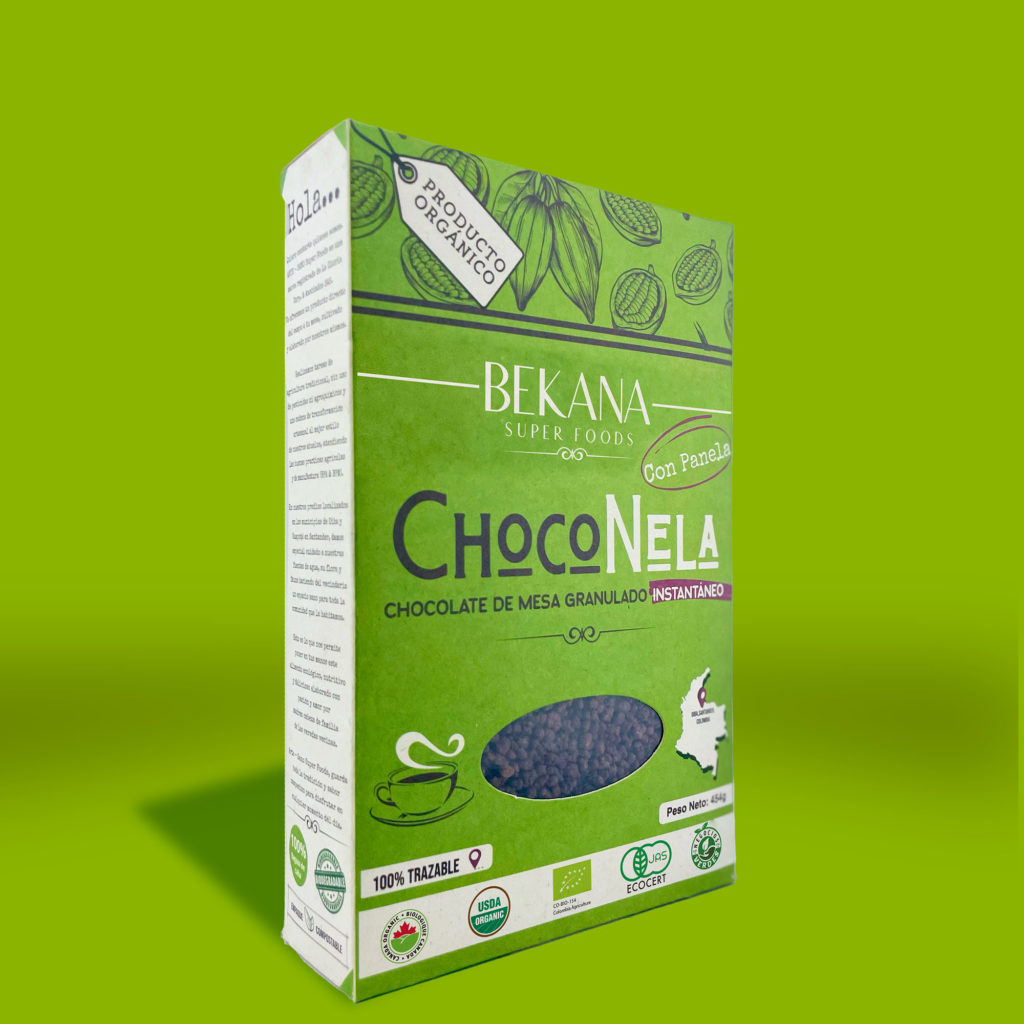 ChocoNela Chocolate de mesa granulado con panela | Bekana