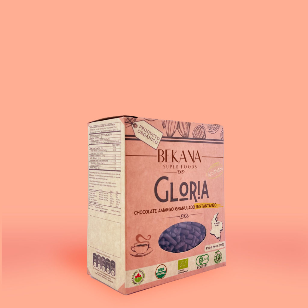 Gloria Chocolate granulado sin dulce Mini | Bekana